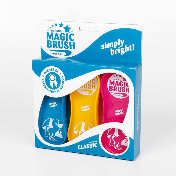 Magic Brush 3-pak- den originale til hest | KØB HER