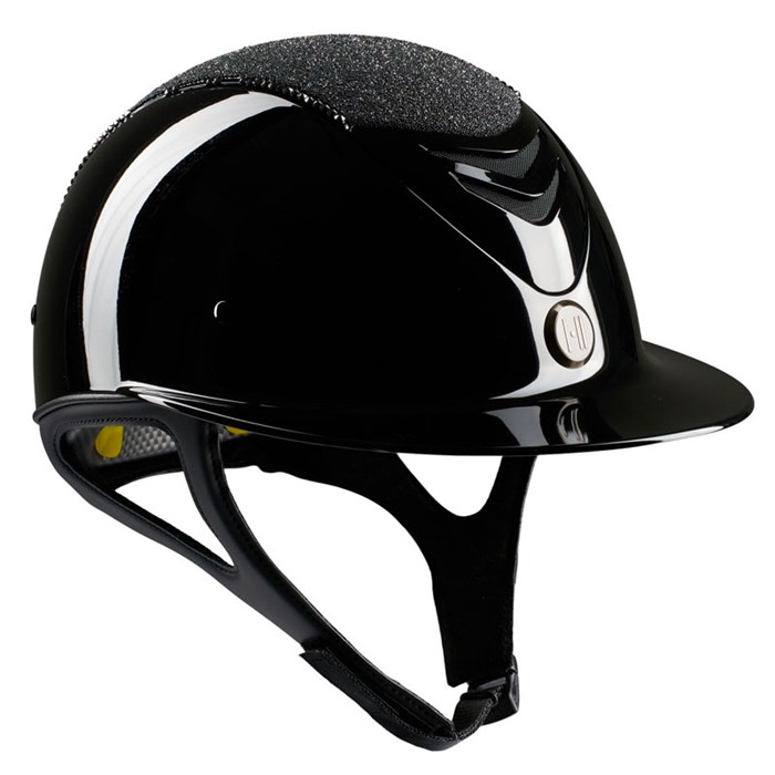 OneK ridehjelm Avance Sort med MIPS® og Glitter chrome